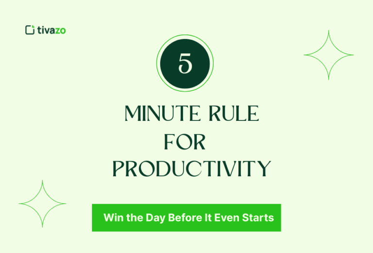 5 Minute Rule for Productivity: Win Daily